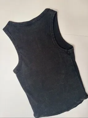 No Boundaries | Tops | No Boundaries Black Ribbed Tank With Star ...